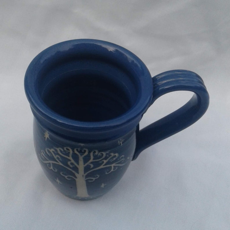 White Tree Mug - Etsy