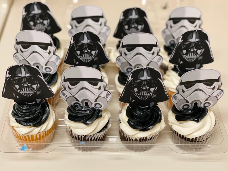 Star Wars Cupcake Toppers: Birthday Party Decorations - Etsy