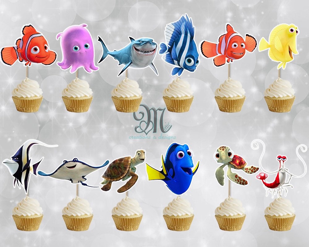 Finding Nemo Cupcake Cake