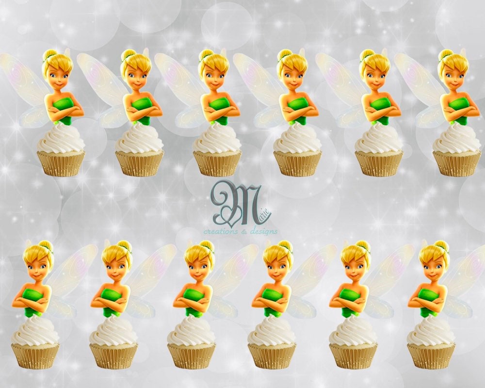 Tinkerbell Cupcake Toppers Printable