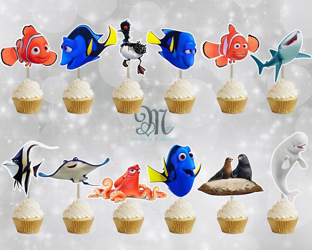 Finding Nemo Cupcake Cake