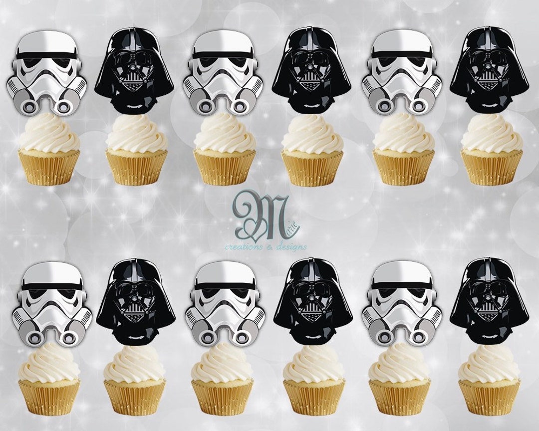 Star Wars Cupcake Toppers: Birthday Party Decorations - Etsy