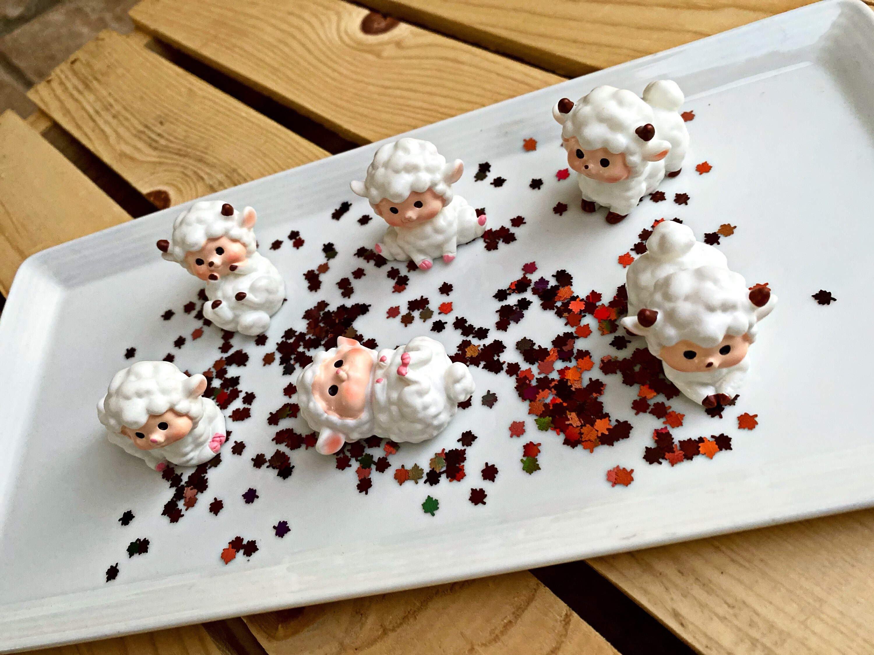 Little Sheep Realistic Silly Sheep Set Sheep Cabochons - Etsy