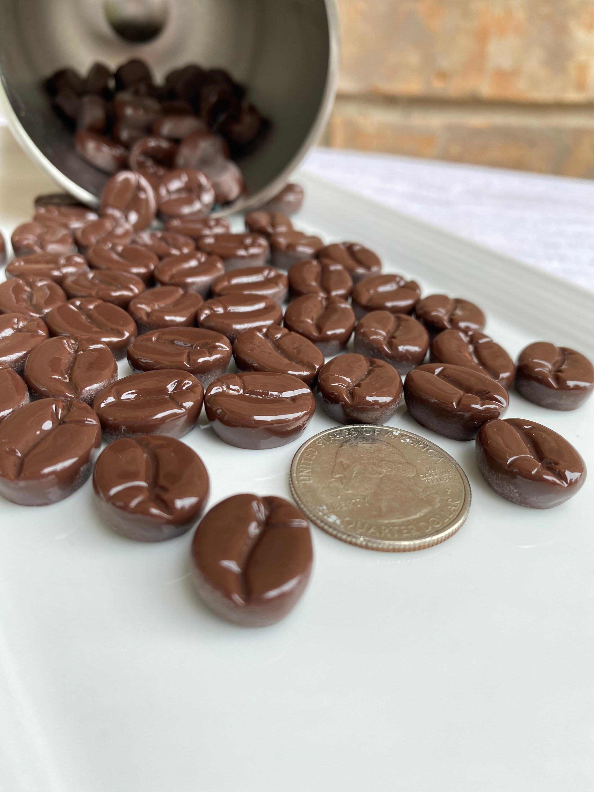 Faux Coffee Beans Realistic Espresso Beans Coffee Cabochons | Etsy
