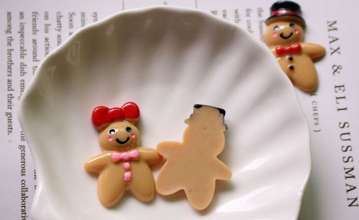 Faux Gingerbread Men Girl Realistic Gingerbread Figurines - Etsy