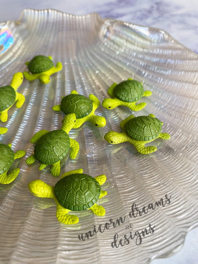 Faux Turtles Realistic Sea Turtle Figures Tropical Animal - Etsy