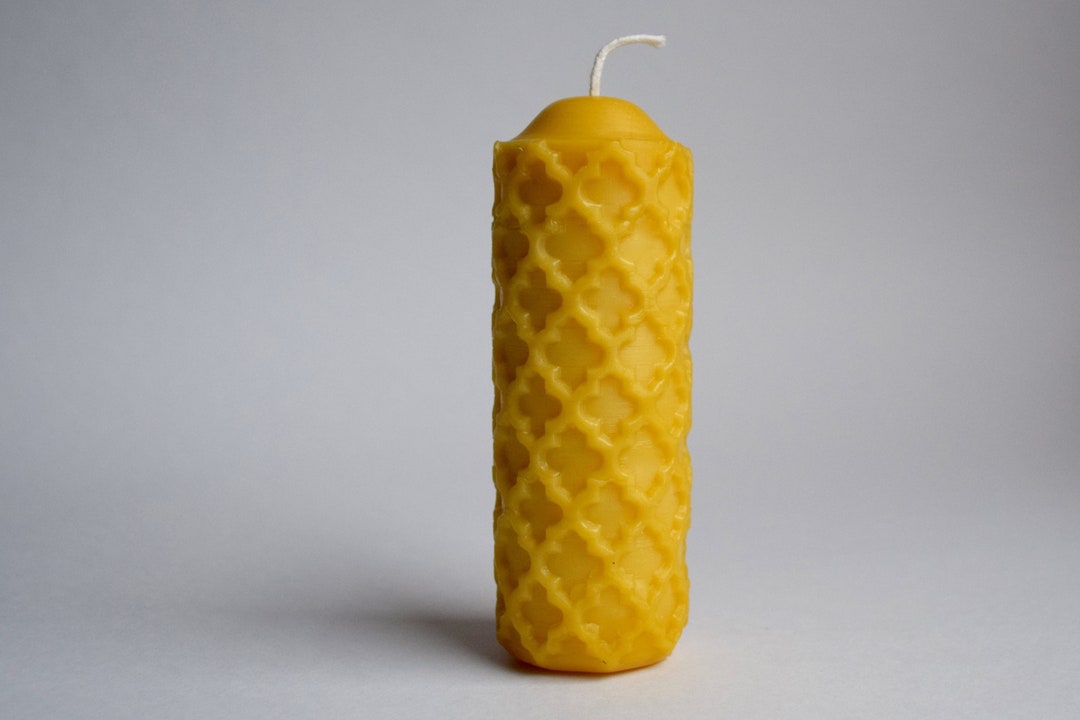 Medieval Window Beeswax Candle // Beeswax Candle, Candle, Beeswax ...