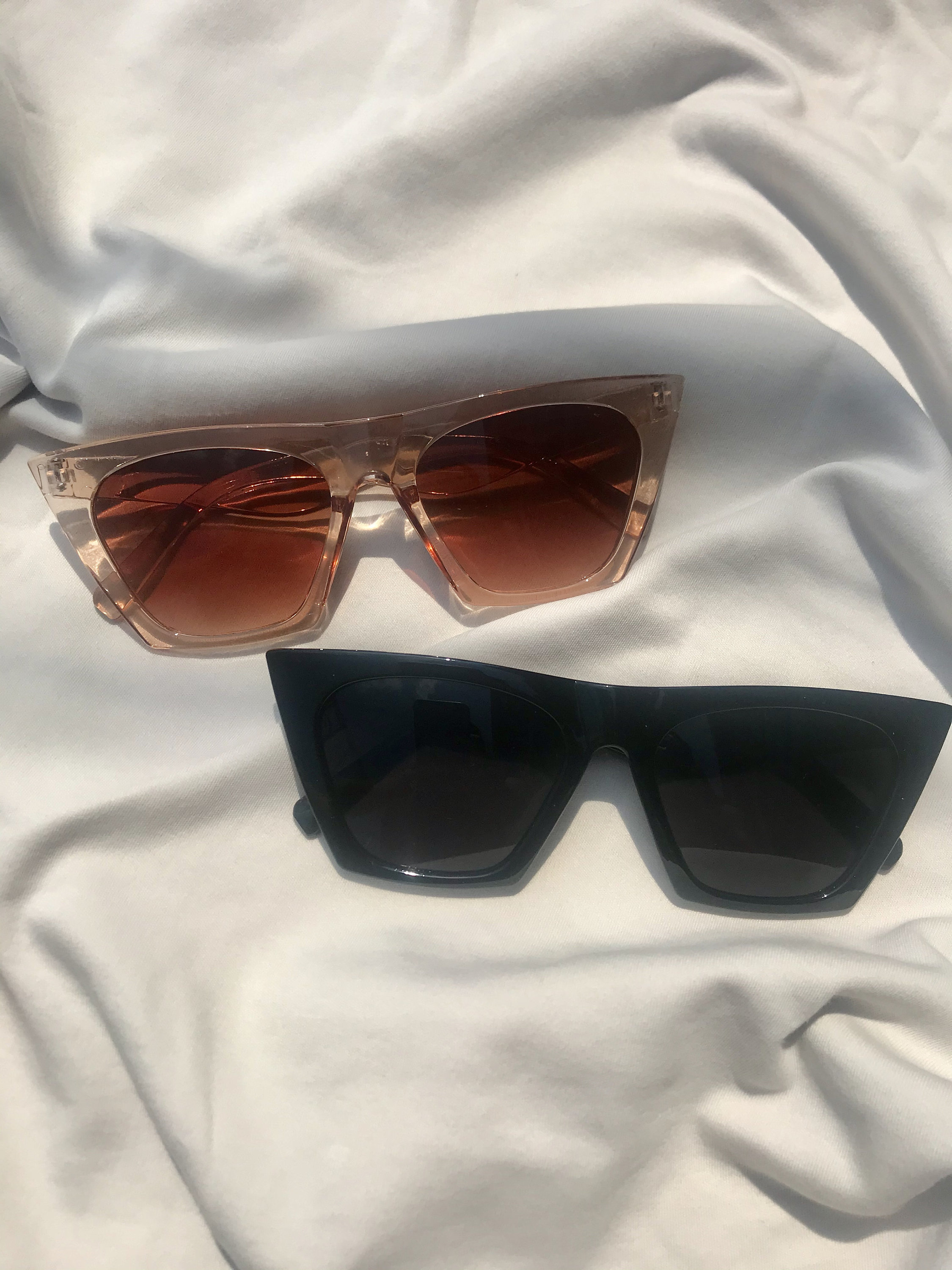 Square Cat Eye Sunglasses - Etsy