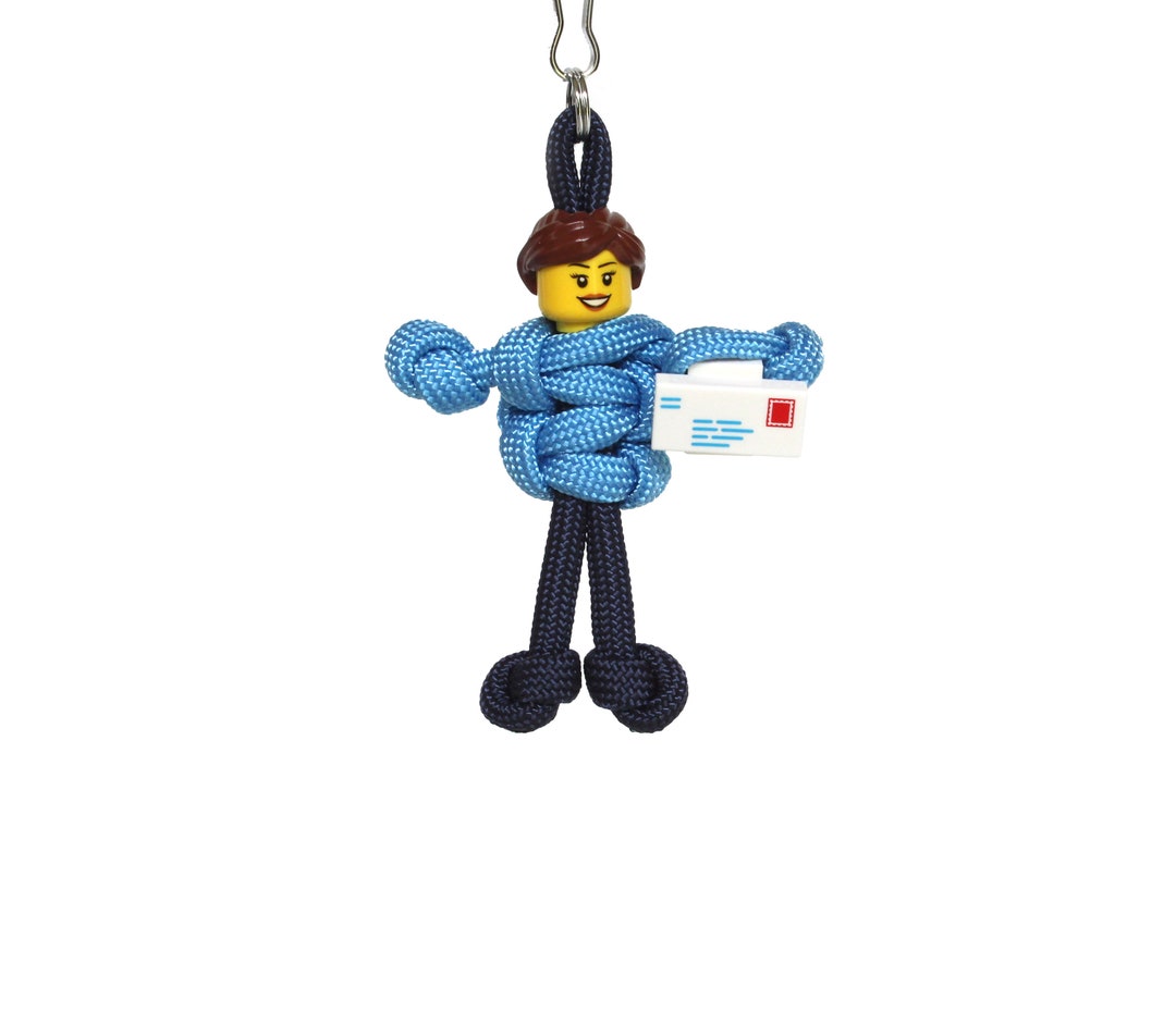 Female Mail Carrier Keychain, Zipper Pull, Gifts for Mail Carriers ...