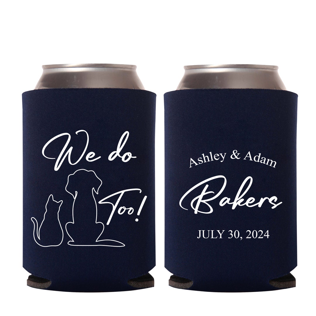 Custom Can Coolers, Customized Can Coolers as Favors, Personalized Can ...