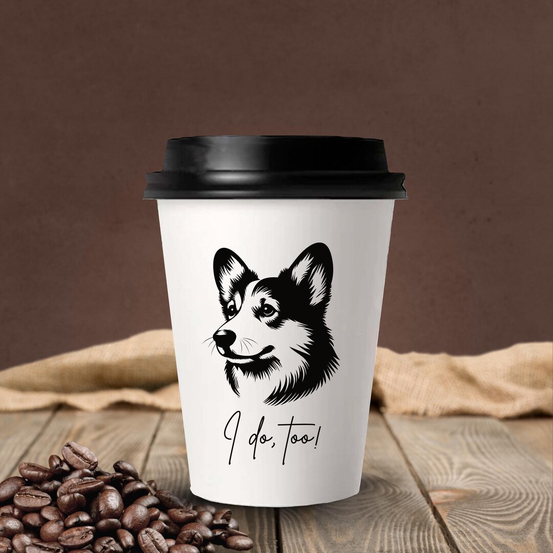 Coffee Cup Pet Wedding Gift, Personalized Pet Wedding Paper Cups, Paper ...