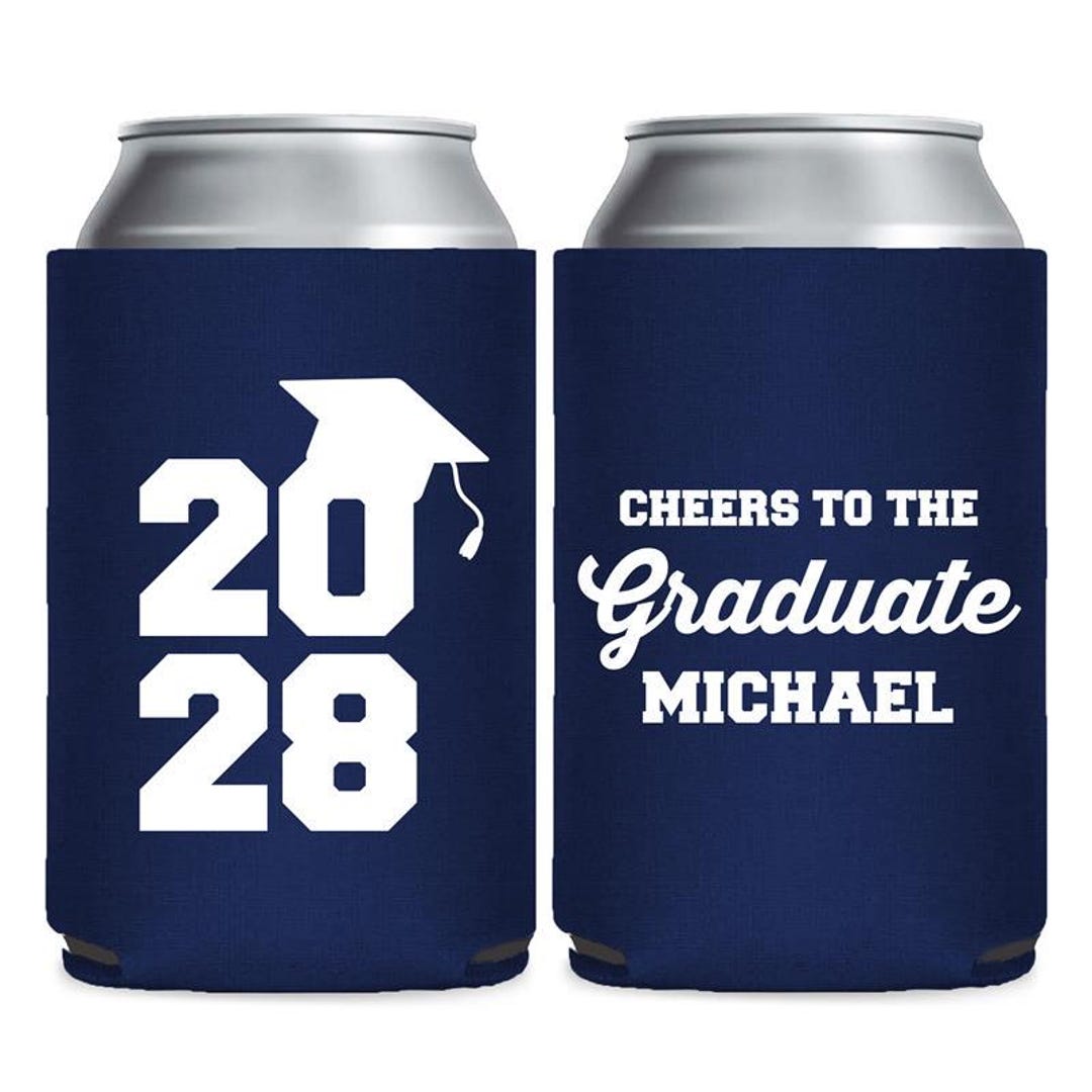 Personalized Graduate Can Coolers, Graduation Party Can Cooler Favors ...