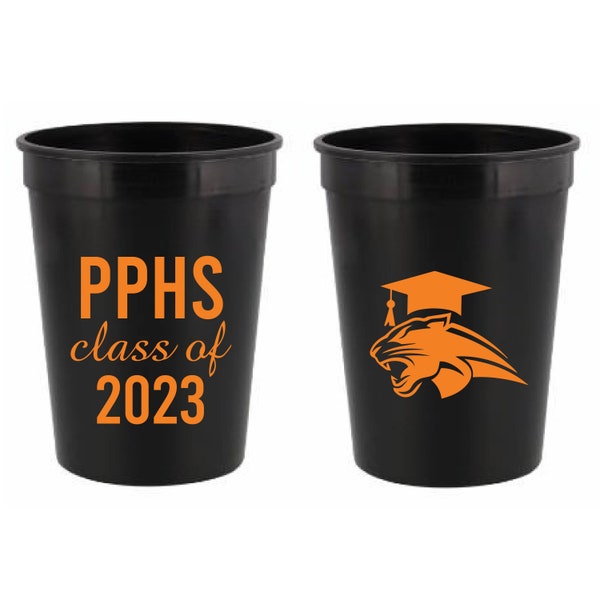 Custom Graduation Stadium Cups - Etsy