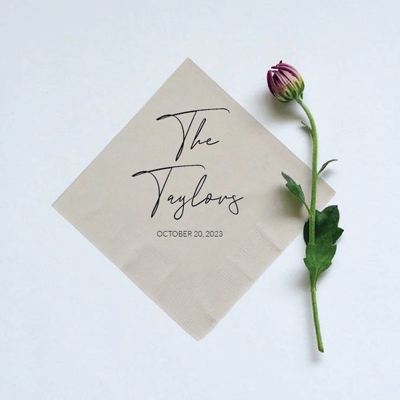 Custom Cocktail Napkins Personalized Cocktail Napkins Custom - Etsy