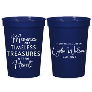 Personalized Stadium Cups, in Loving Memory Stadium Cups, Personalized ...