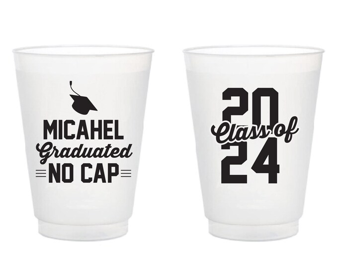 Congratulations on Your Graduation Customized Frosted Cups, Graduation ...