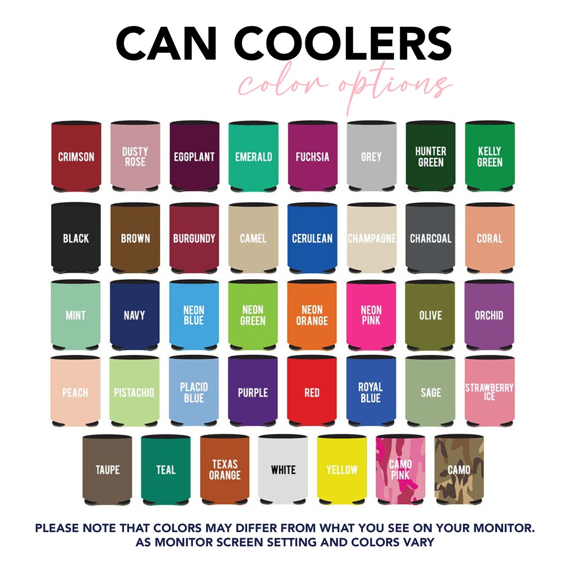Custom Celebrating Baby Can Coolers Personalized Baby Shower - Etsy