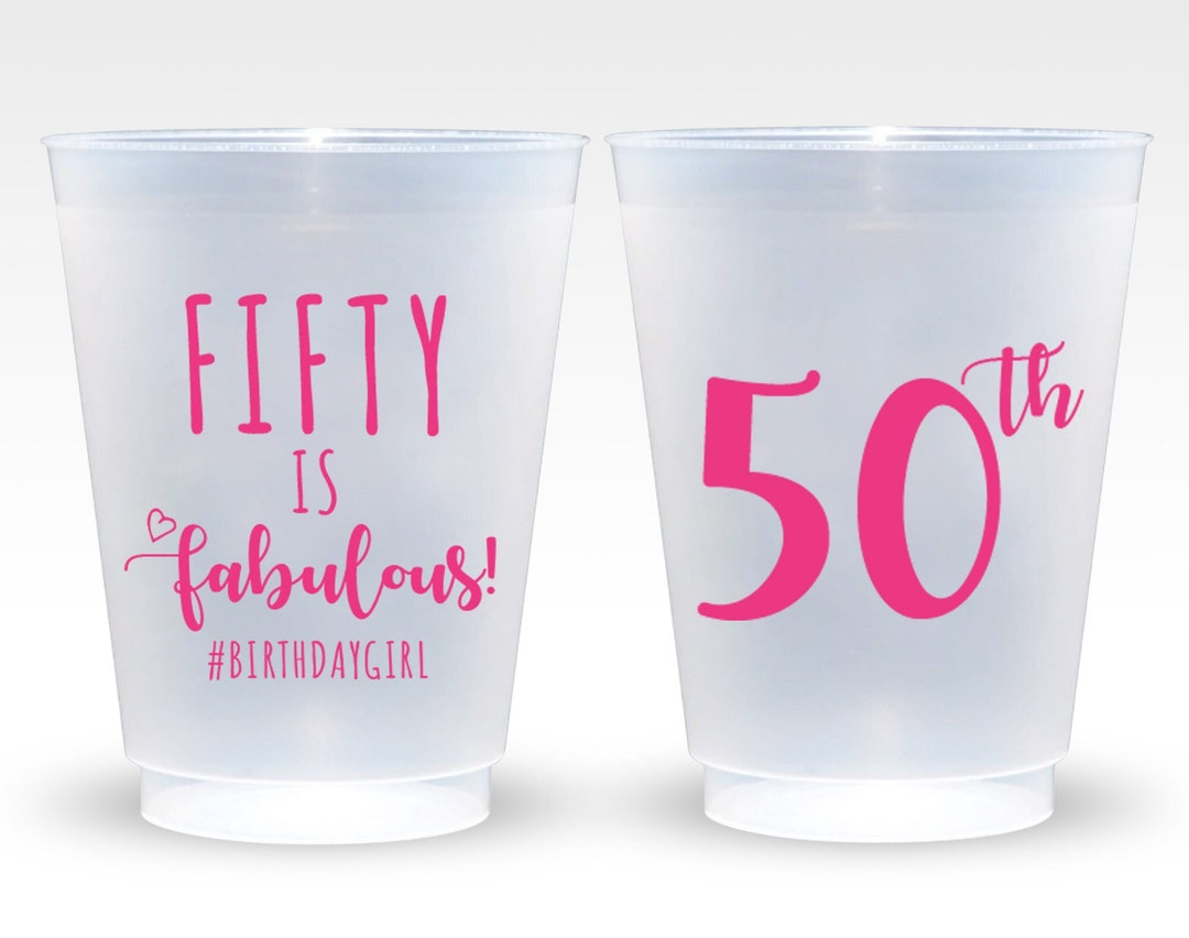 Personalized Birthday Frosted Cups, Personalized Birthday Frosted Cups ...