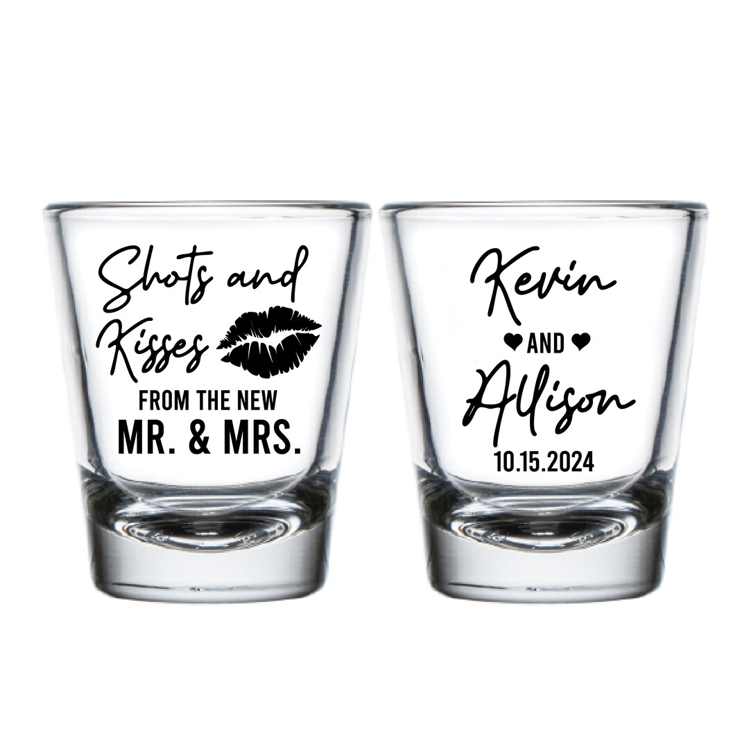 Personalized Wedding Favors, Custom Shot Glasses as Favor, Custom ...