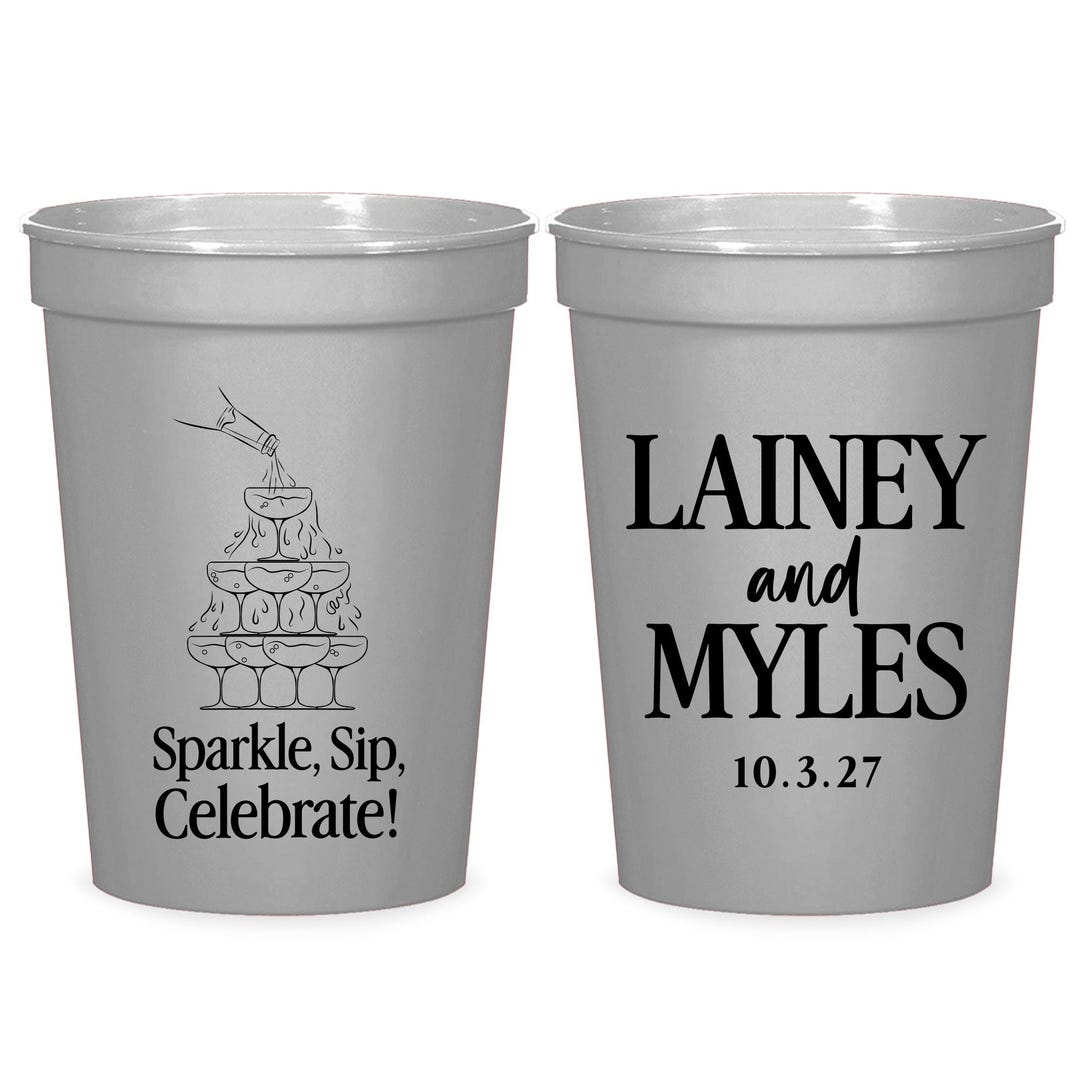 Custom Stadium Cups, Customized Stadium Cups as Favors, Personalized ...