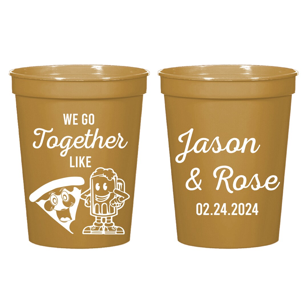 Personalized Favor Stadium Cups, Stadium Cups as Favor, Custom Stadium ...