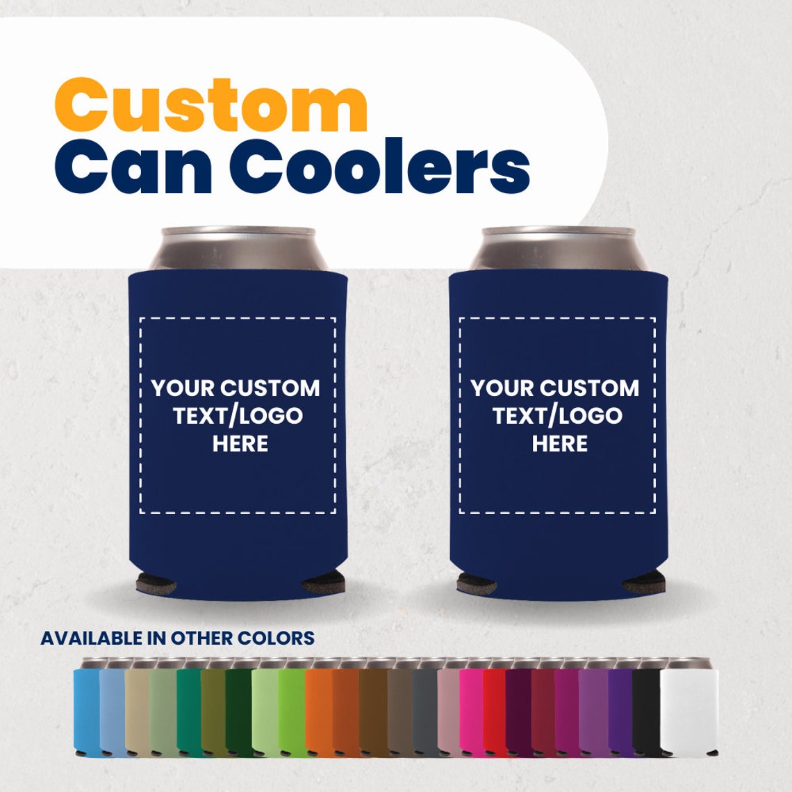 Custom Celebrating Baby Can Coolers Personalized Baby Shower - Etsy