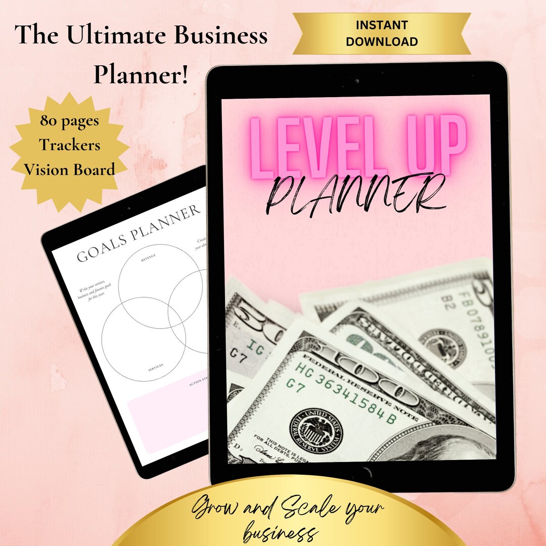 The Ultimate Business Level up Planner, Business Launch, Business ...