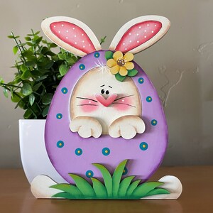 Hand Painted Easter Decoration. This Bunny in Disguise is so Adorable ...