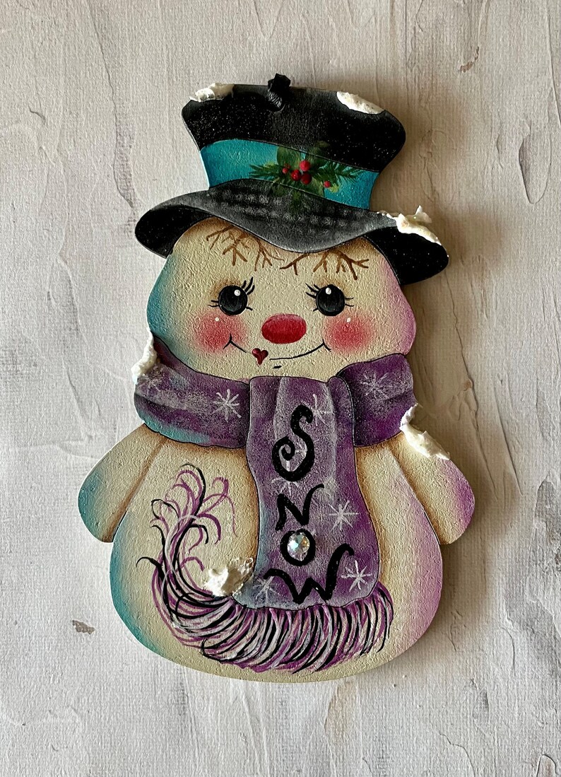 Hand Painted Christmas Ornament. We Three Friends Include - Etsy