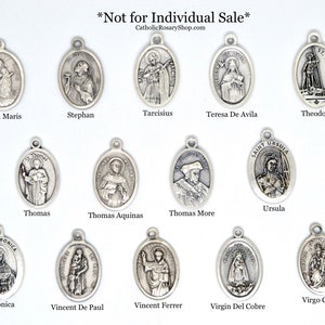 Patron Saint Charms | Add on to a Rosary Purchase | Patron Saint Charms ...