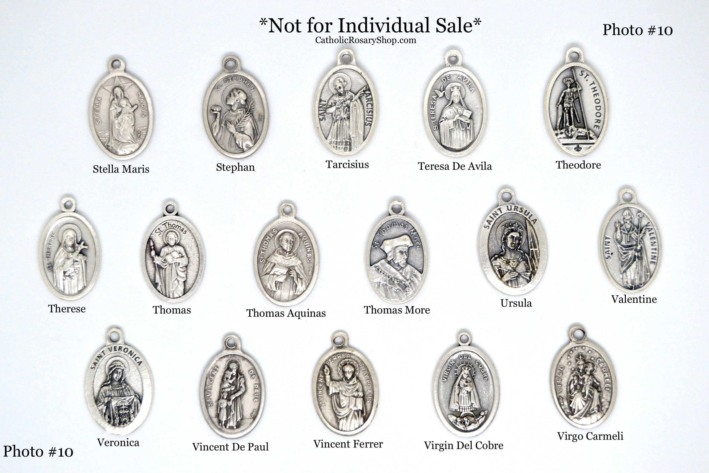 Patron Saint Charms | Add on to a Rosary Purchase | Patron Saint Charms ...