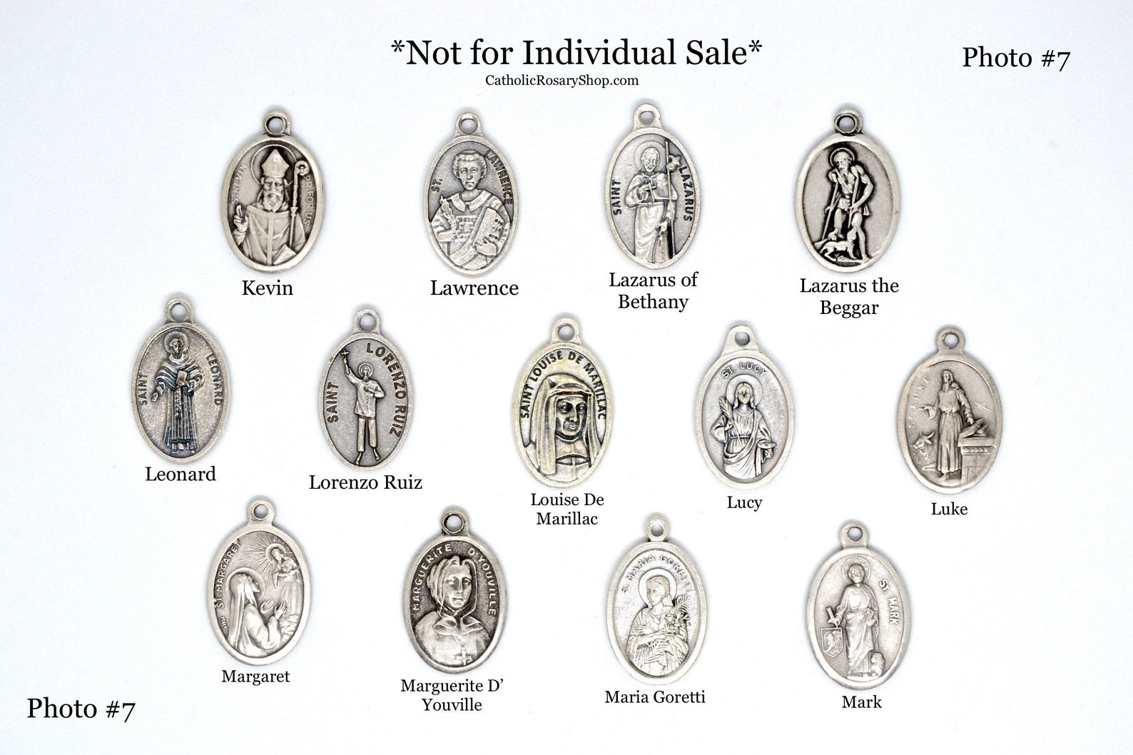 Patron Saint Charms | Add on to a Rosary Purchase | Patron Saint Charms ...