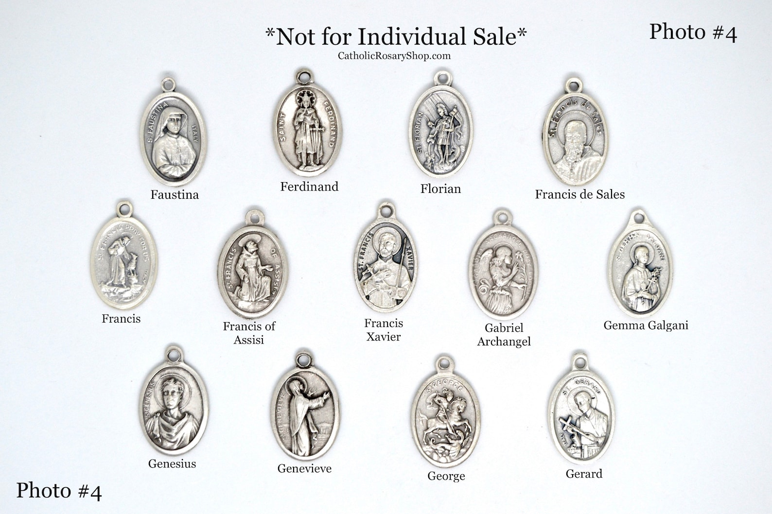Patron Saint Charms | Add on to a Rosary Purchase | Patron Saint Charms ...