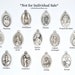 Patron Saint Charms Add on to a Rosary Purchase Patron Saint Charms for ...