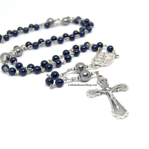 First Communion Rosary for Boys Communion Gift Personalized - Etsy