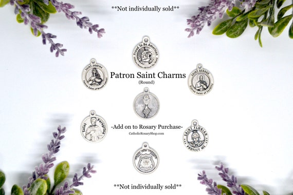 Patron Saint Charms to Add to a Rosary Purchase Religious - Etsy