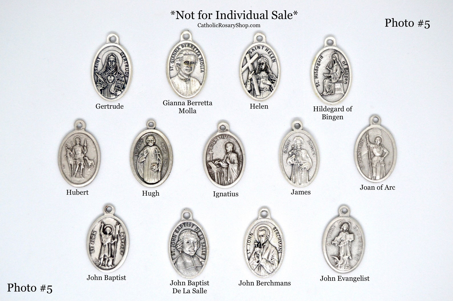 Patron Saint Charms | Add on to a Rosary Purchase | Patron Saint Charms ...