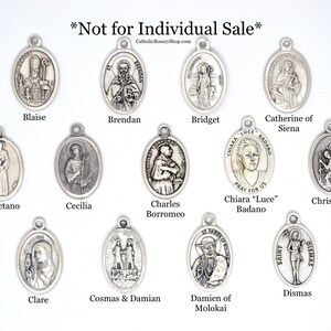 Patron Saint Charms | Add on to a Rosary Purchase | Patron Saint Charms ...