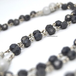 Matte Gray Rosary for Men and Boys | Personalized Rosary Gifts | Rosary ...