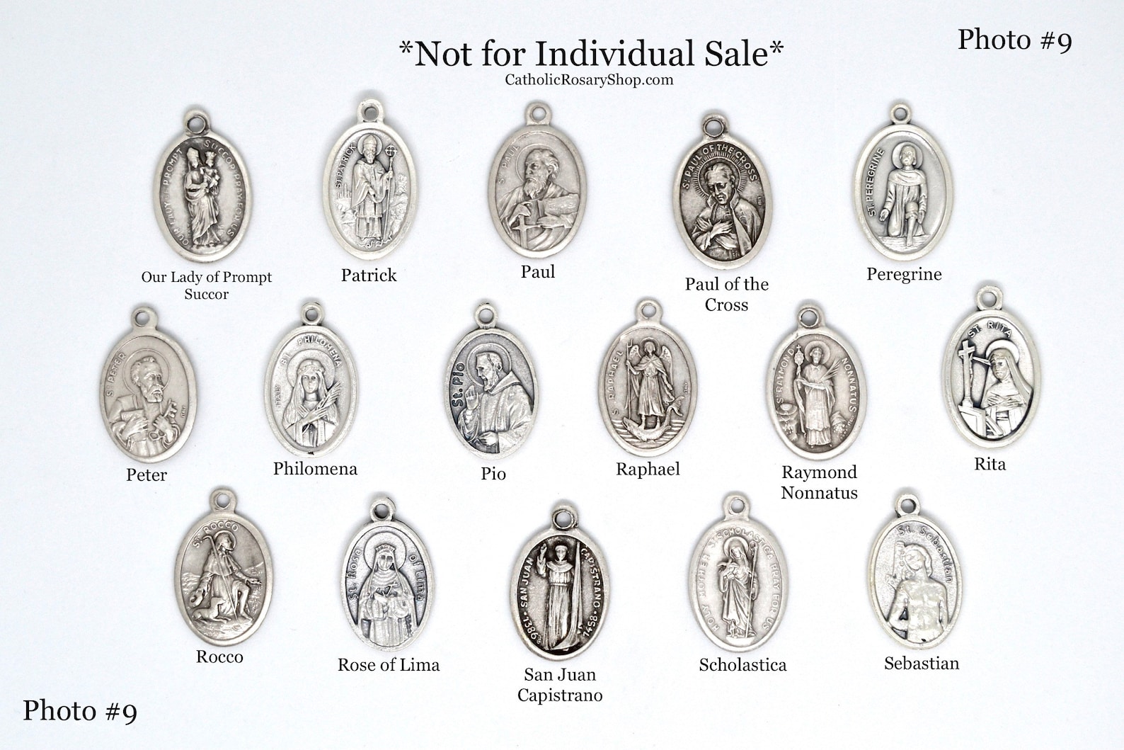 Patron Saint Charms Add on to a Rosary Purchase Patron | Etsy