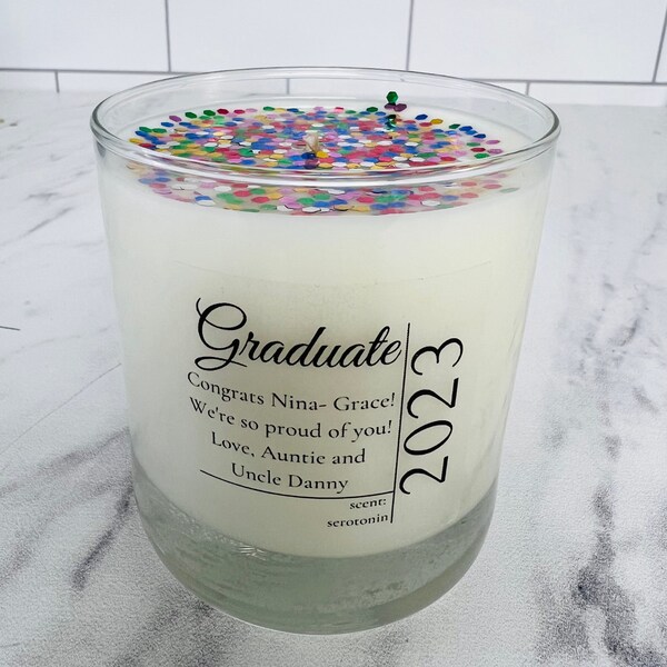 Graduation Candle - Etsy