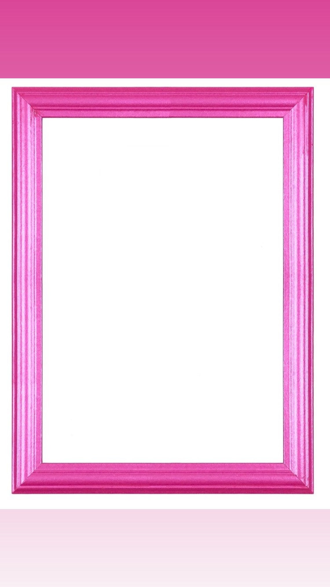 MARCO A4 solo con Perspex. Rosa brillante y brillante | Etsy