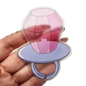 Ring Pop Sticker With Hidden UV Message - Waterproof and Weatherproof ...
