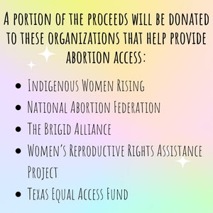 Holographic Pastel Kawaii Pro Choice Waterproof Sticker - Etsy