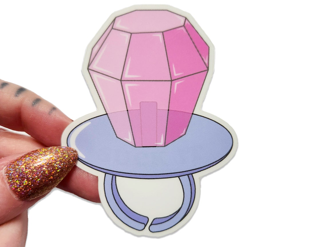 Ring Pop Sticker With Hidden UV Message - Waterproof and Weatherproof ...