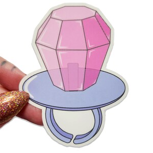 Ring Pop Sticker With Hidden UV Message - Waterproof and Weatherproof ...