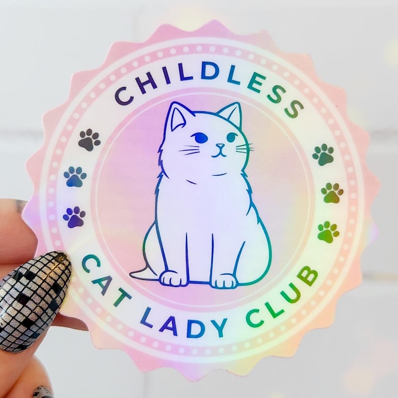 Cat Lady Harris Sticker - Etsy