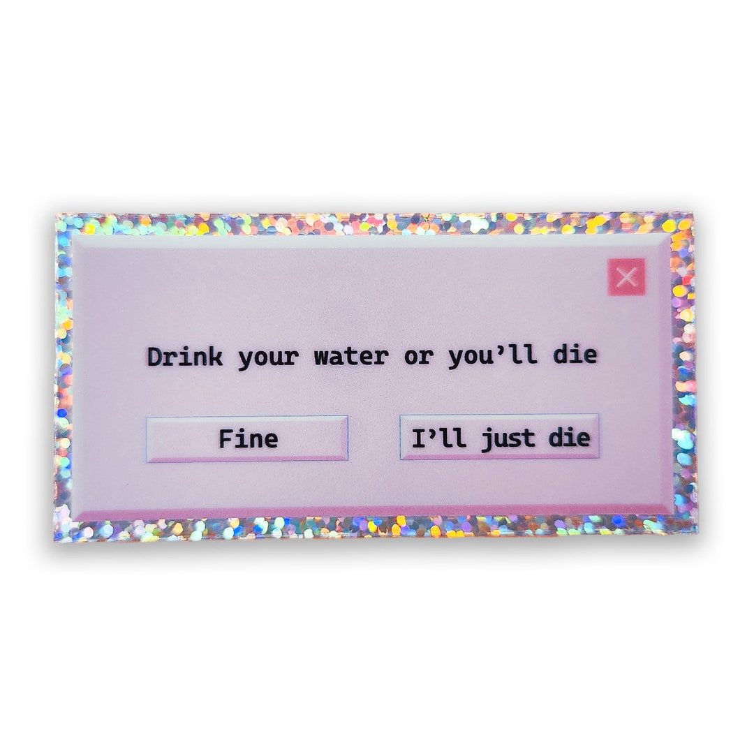 90s Error Message Holographic Sticker - Computer Pop up Sticker ...