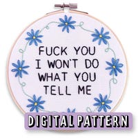 Political Embroidery - Etsy