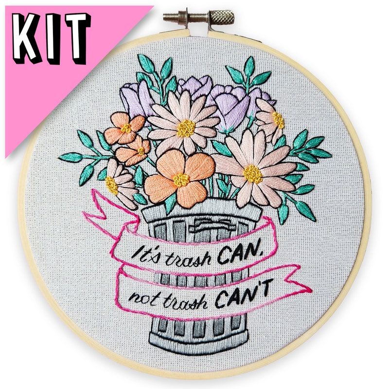 Funny Embroidery Kit - Etsy